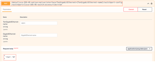 Restconf - Cisco Interface Configurations (Python)