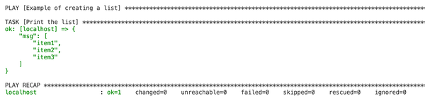 Working with List in Ansible