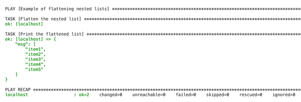 Working with List in Ansible