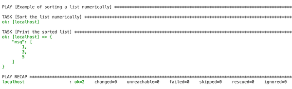 Working with List in Ansible