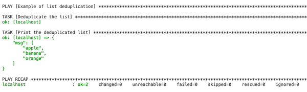 Working with List in Ansible