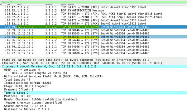 BGP Configuration Example