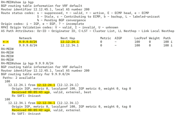 BGP Path Attributes Overview and Examples