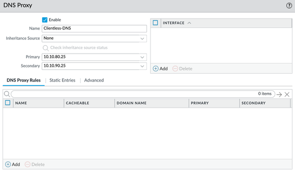 Palo Alto Clientless VPN Configuration