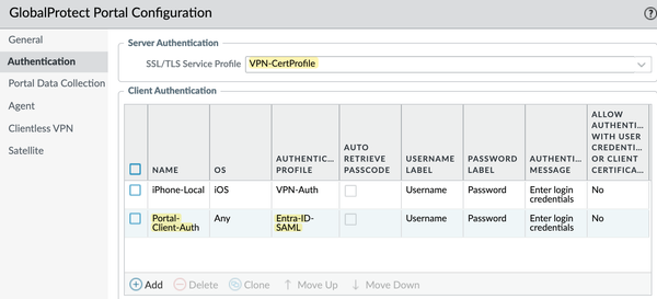 Palo Alto Clientless VPN Configuration
